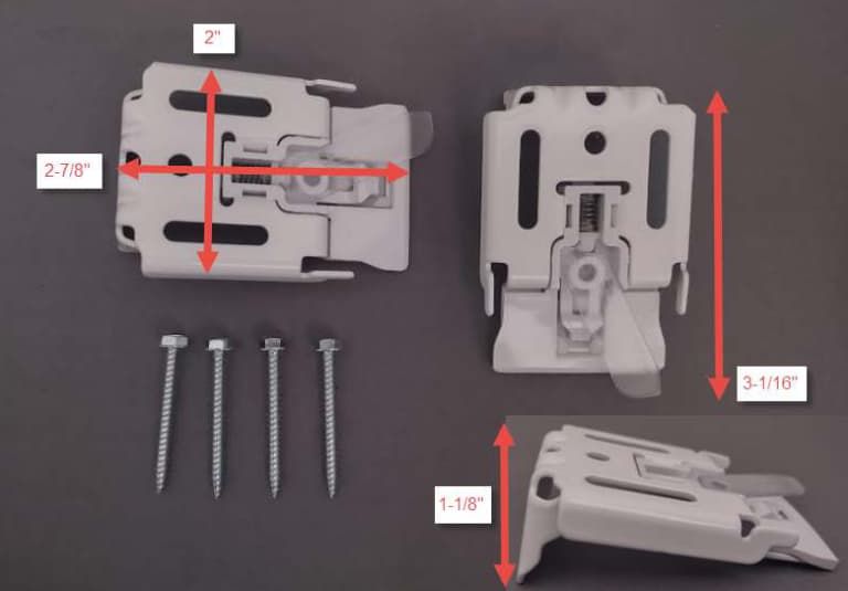 Sheer Installation Brackets
